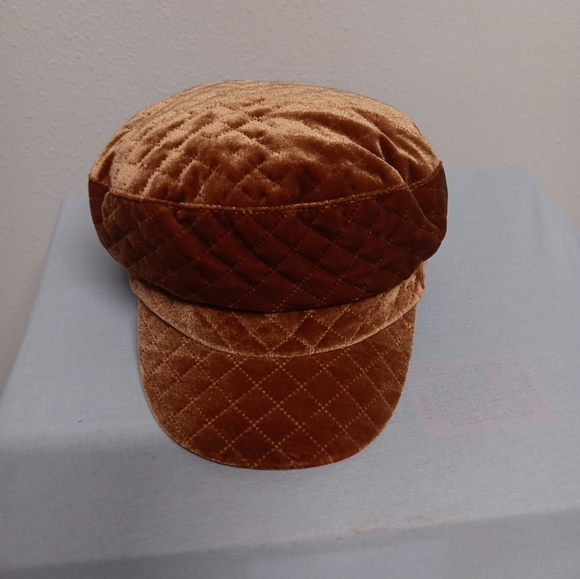 Vince Camuto Cap | Pants | Mens Quilted Velvet Cap In Brown | Poshmark